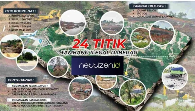 Tambang Ilegal Menjamur di Daerah Labanan,Teluk Bayur,Berau ... Tambang Ilegal Menjamur di Daerah Labanan,Teluk Bayur,Berau ...